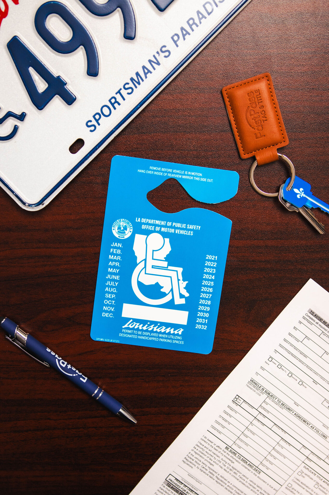 Mobility Impaired Services - FastPass Tag & Title